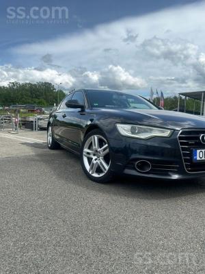 Zils Audi A6 2012 Rīga, ar dzinēja tilpumu 3.00 L un nobraukumu 197 tūkst. km par 10700 €, foto  vietnē AUTOMOTO.COM.LV