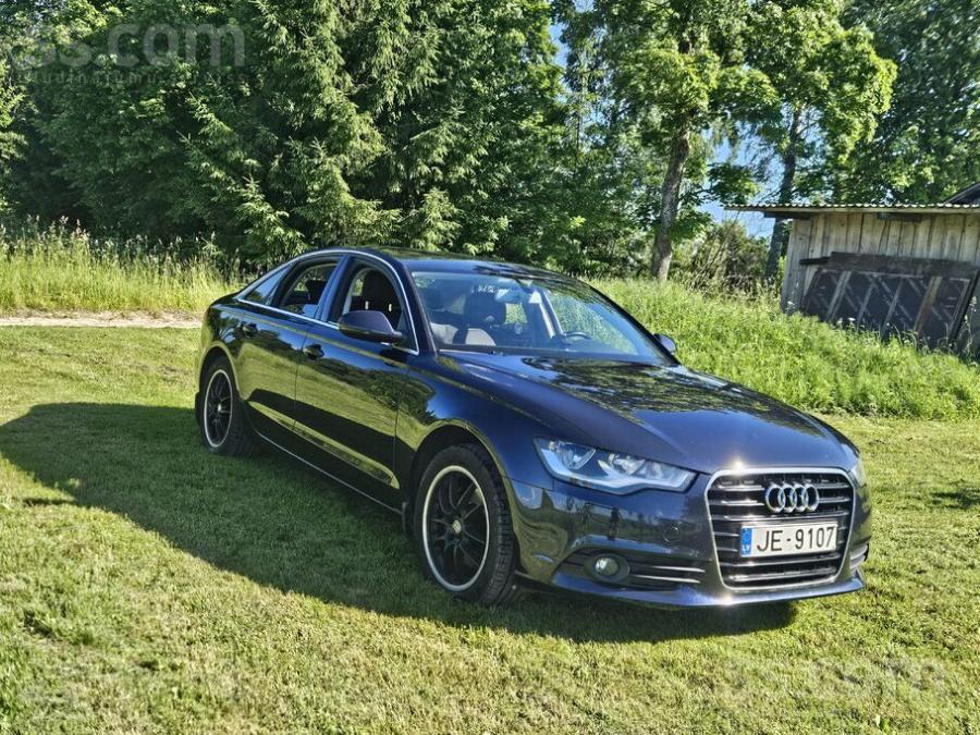 Blue Audi A6 2012 in Riga, with an engine capacity of 2.00 L and mileage of 244 thousand km for 8300 €, photo 1 on AUTOMOTO.COM.LV