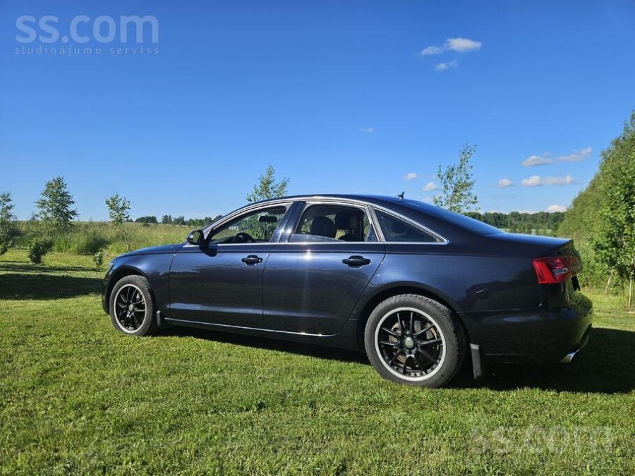 Blue Audi A6 2012 in Riga, with an engine capacity of 2.00 L and mileage of 244 thousand km for 8300 €, photo 3 on AUTOMOTO.COM.LV