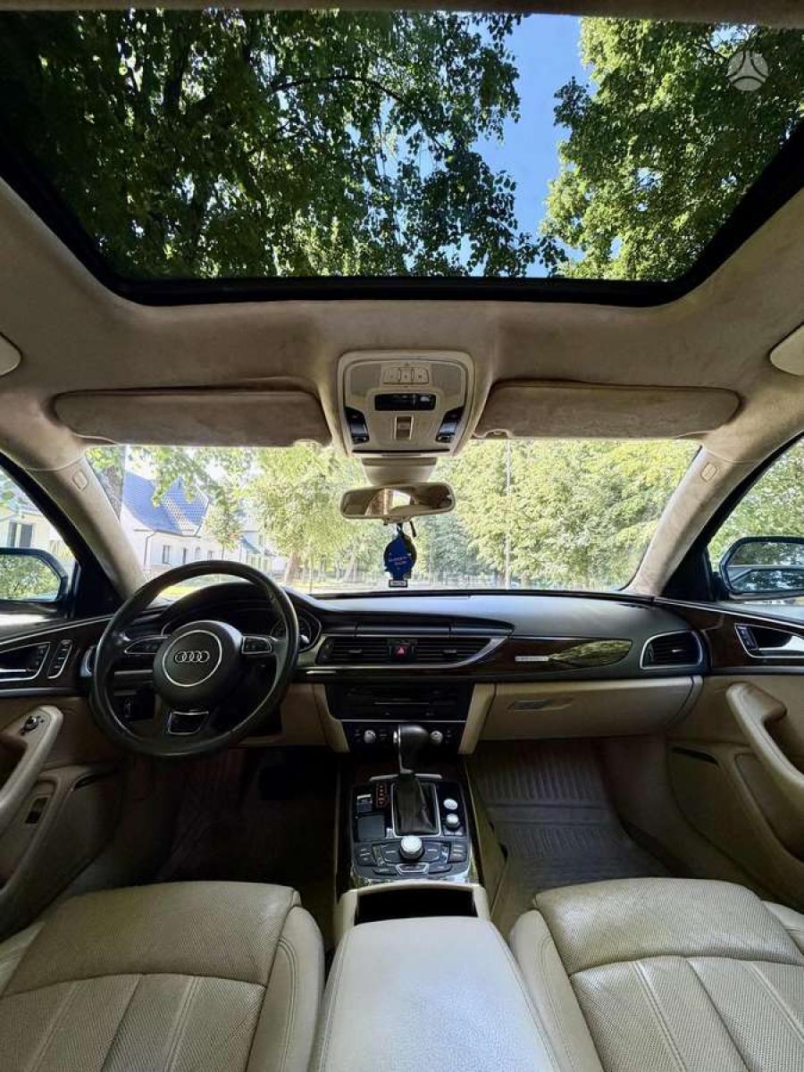 Blue Audi A6 2012 in Kaunas, with an engine capacity of 3.00 L and mileage of 260 thousand km for 8950 €, photo 14 on AUTOMOTO.COM.LV