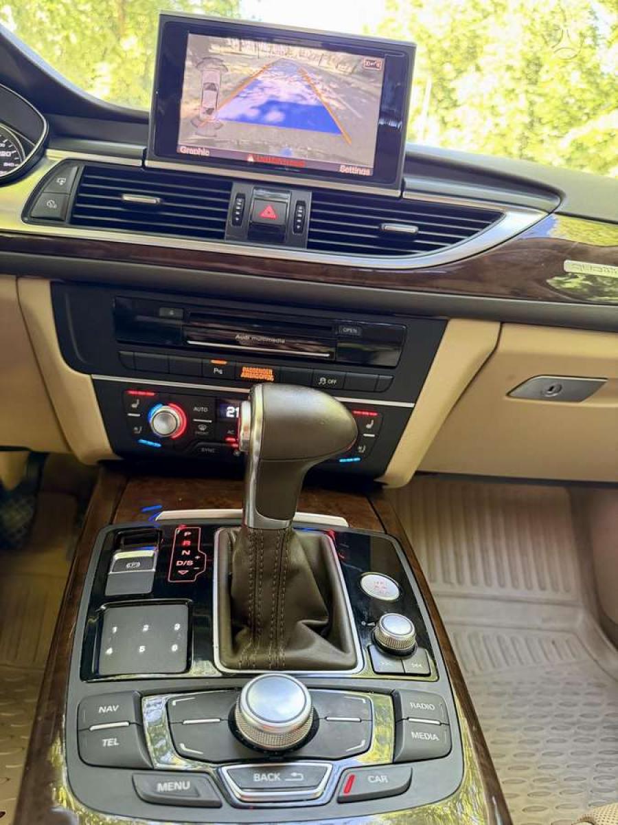 Blue Audi A6 2012 in Kaunas, with an engine capacity of 3.00 L and mileage of 260 thousand km for 8950 €, photo 15 on AUTOMOTO.COM.LV
