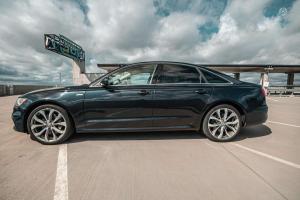 Blue Audi A6 2012 in Vilnius, with an engine capacity of 3.00 L and mileage of 198 thousand km for 11000 €, photo 7 on AUTOMOTO.COM.LV
