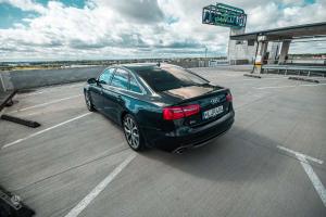Blue Audi A6 2012 in Vilnius, with an engine capacity of 3.00 L and mileage of 198 thousand km for 11000 €, photo 8 on AUTOMOTO.COM.LV