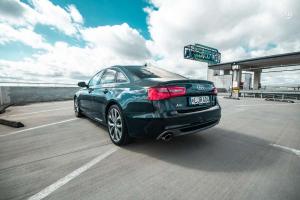 Blue Audi A6 2012 in Vilnius, with an engine capacity of 3.00 L and mileage of 198 thousand km for 11000 €, photo 9 on AUTOMOTO.COM.LV