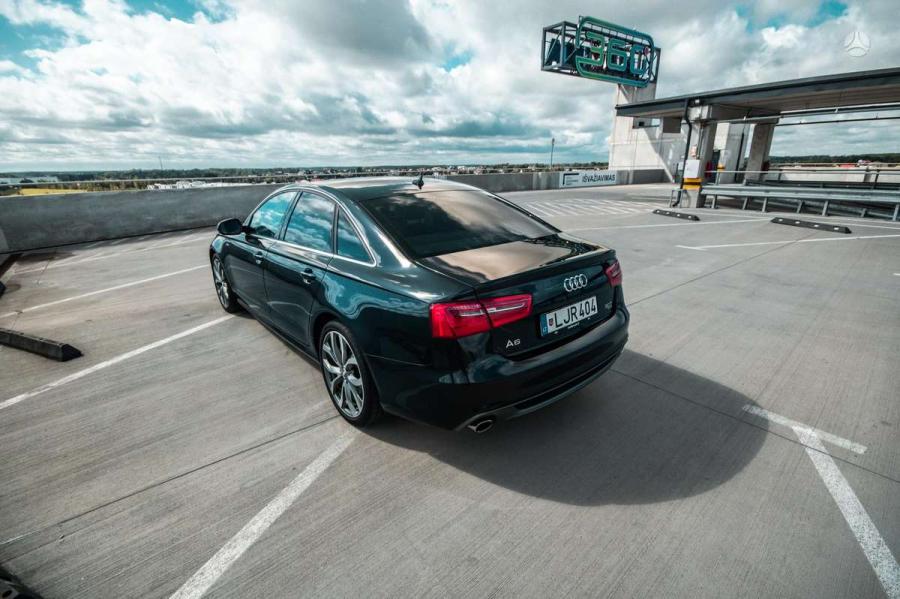Blue Audi A6 2012 in Vilnius, with an engine capacity of 3.00 L and mileage of 198 thousand km for 11000 €, photo 10 on AUTOMOTO.COM.LV