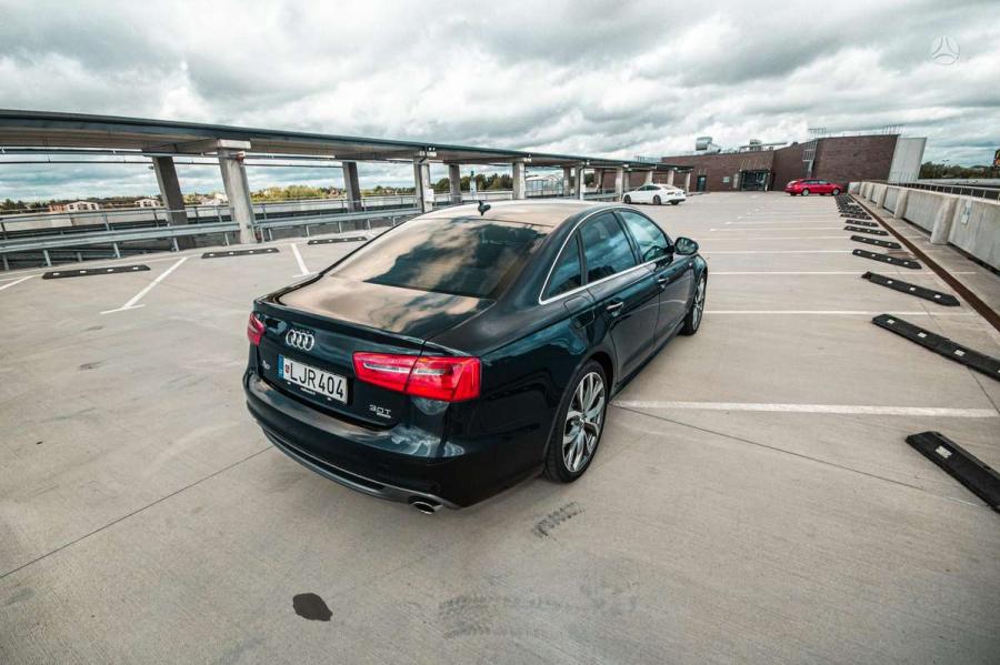 Blue Audi A6 2012 in Vilnius, with an engine capacity of 3.00 L and mileage of 198 thousand km for 11000 €, photo 12 on AUTOMOTO.COM.LV