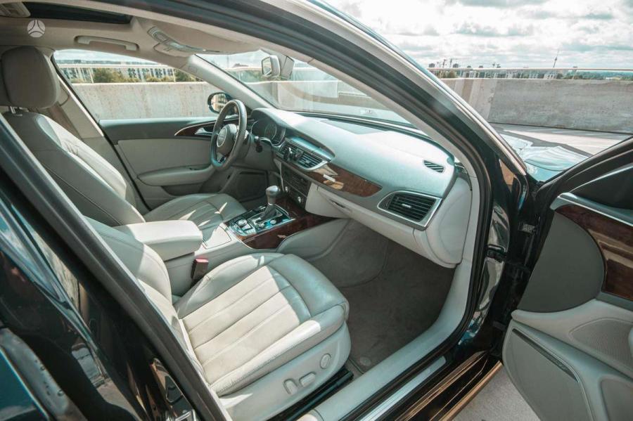 Blue Audi A6 2012 in Vilnius, with an engine capacity of 3.00 L and mileage of 198 thousand km for 11000 €, photo 15 on AUTOMOTO.COM.LV