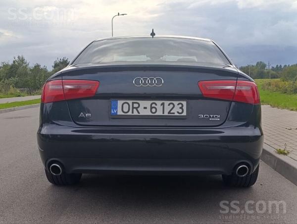 Audi A6 2012 in Riga on AUTOMOTO.COM.LV Blue Audi A6 2012 in Riga, with an engine capacity of 3.00 L and mileage of 195 thousand km for 12800 €, photo 6 on AUTOMOTO.COM.LV