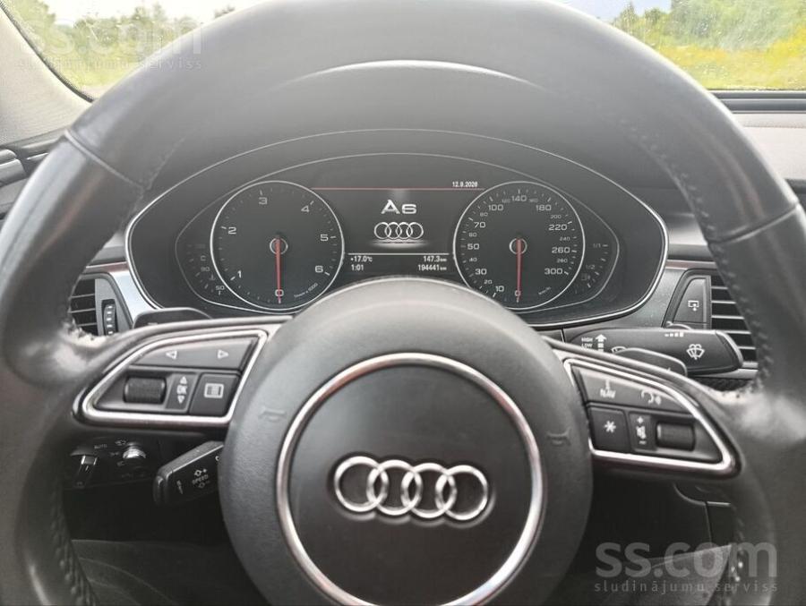 Blue Audi A6 2012 in Riga, with an engine capacity of 3.00 L and mileage of 195 thousand km for 12800 €, photo 7 on AUTOMOTO.COM.LV