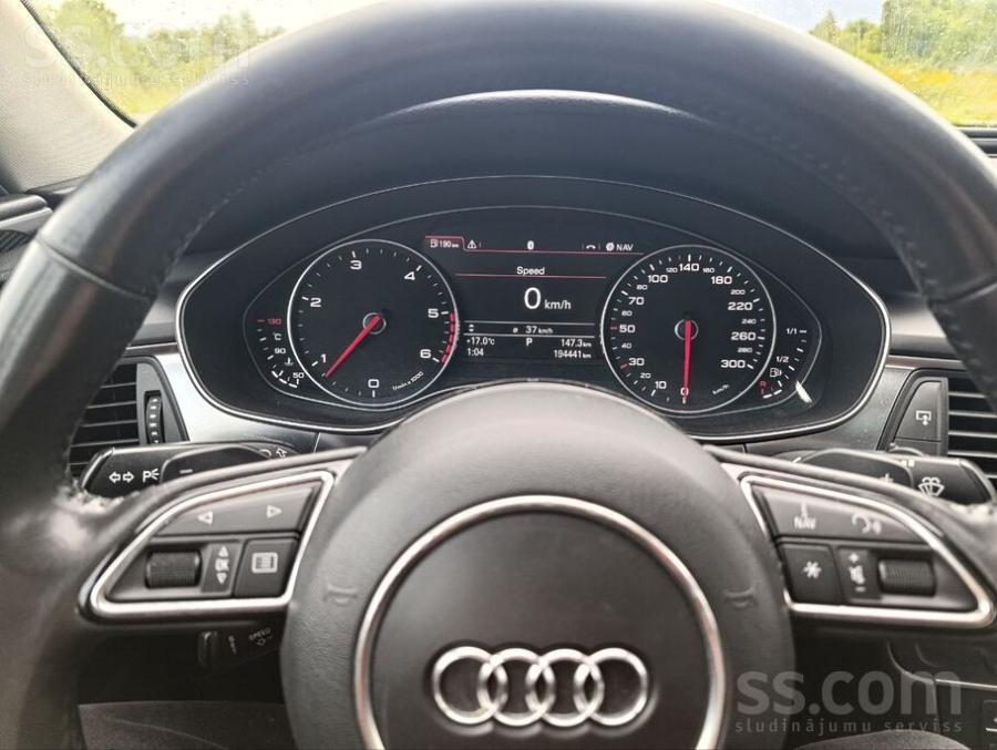 Blue Audi A6 2012 in Riga, with an engine capacity of 3.00 L and mileage of 195 thousand km for 12800 €, photo 10 on AUTOMOTO.COM.LV