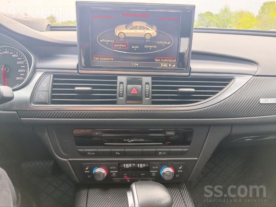 Blue Audi A6 2012 in Riga, with an engine capacity of 3.00 L and mileage of 195 thousand km for 12800 €, photo 11 on AUTOMOTO.COM.LV