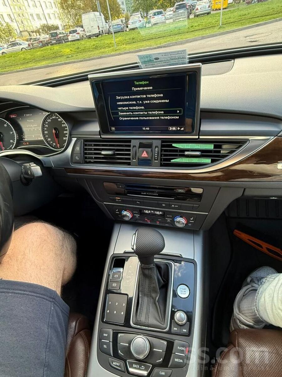 Zils Audi A6 2012 Rīga, ar dzinēja tilpumu 3.00 L un nobraukumu 201 tūkst. km par 13400 €, foto 15 vietnē AUTOMOTO.COM.LV