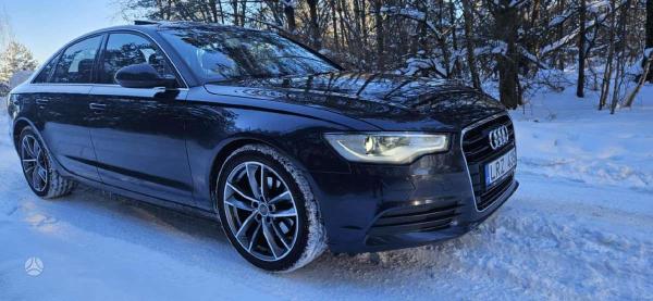 Blue Audi A6 2013 in Vilnius, with an engine capacity of 1.98 L and mileage of 218 thousand km for 7500 €, photo 4 on AUTOMOTO.COM.LV