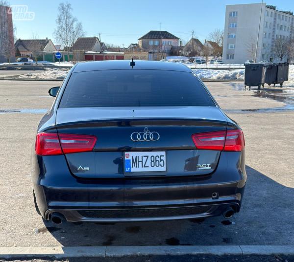 Blue Audi A6 2013 in Radviliskis, with an engine capacity of 3.00 L and mileage of 253 thousand km for 11601 €, photo 4 on AUTOMOTO.COM.LV