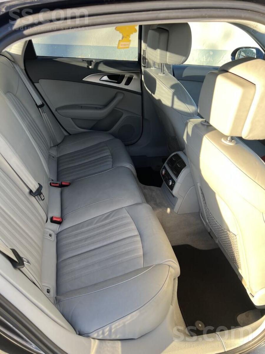 Blue Audi A6 2013 in Riga, with an engine capacity of 3.00 L and mileage of 306 thousand km for 9700 €, photo 8 on AUTOMOTO.COM.LV
