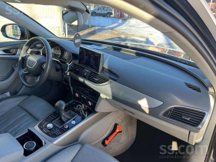 Blue Audi A6 2013 in Riga, with an engine capacity of 3.00 L and mileage of 306 thousand km for 9700 €, photo 10 on AUTOMOTO.COM.LV