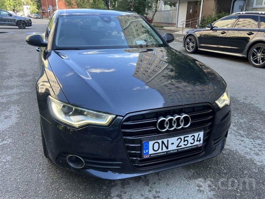 Blue Audi A6 2013 in Riga, with an engine capacity of 3.00 L and mileage of 306 thousand km for 9700 €, photo 24 on AUTOMOTO.COM.LV