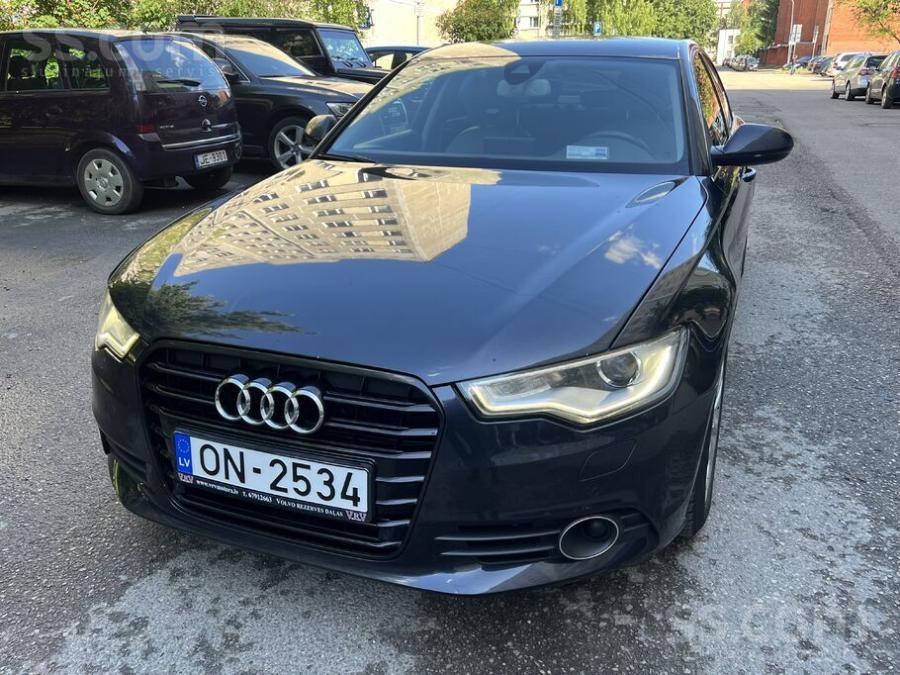 Blue Audi A6 2013 in Riga, with an engine capacity of 3.00 L and mileage of 306 thousand km for 9700 €, photo 25 on AUTOMOTO.COM.LV