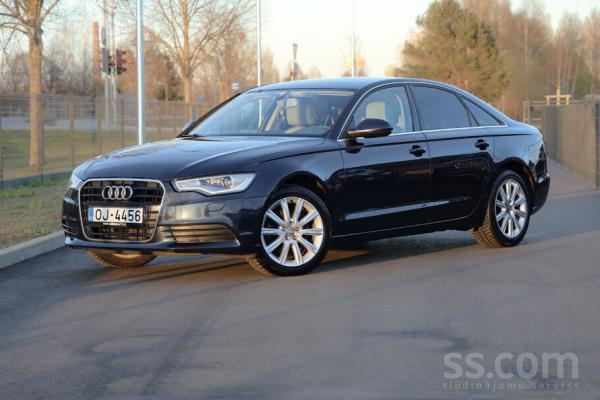 Blue Audi A6 2013 in Jelgava, with an engine capacity of 2.00 L and mileage of 0 thousand km for 9850 €, photo 1 on AUTOMOTO.COM.LV