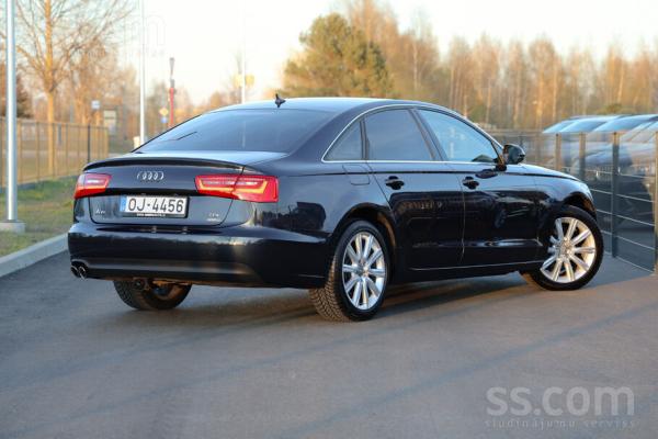 Blue Audi A6 2013 in Jelgava, with an engine capacity of 2.00 L and mileage of 0 thousand km for 9850 €, photo 4 on AUTOMOTO.COM.LV