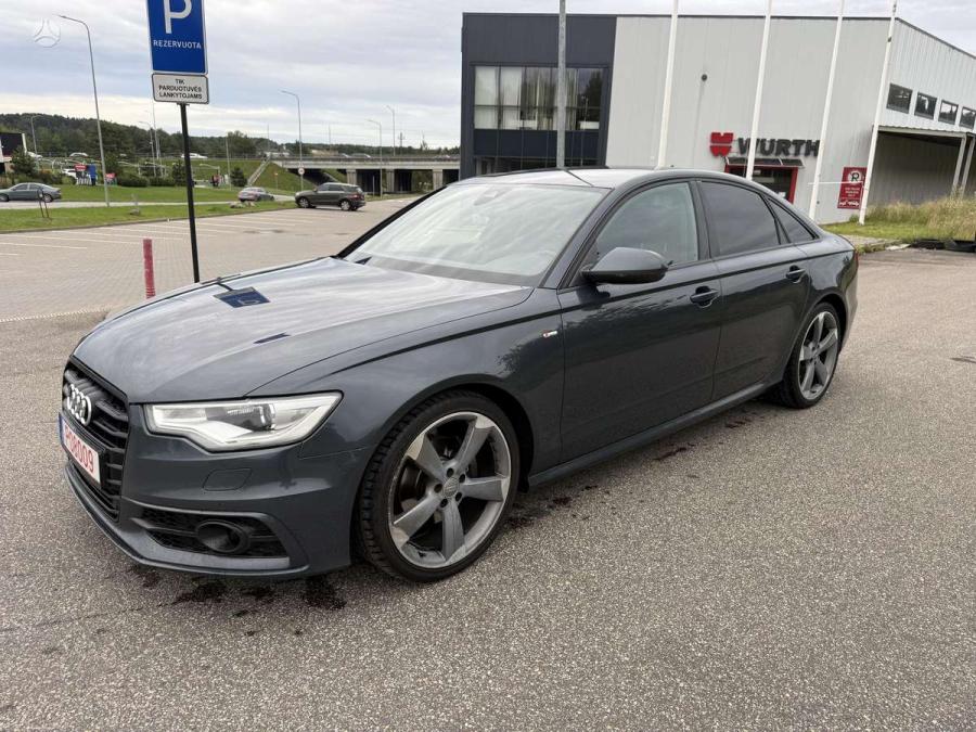 Zils Audi A6 2013 Viļņa, ar dzinēja tilpumu 2.97 L un nobraukumu 315 tūkst. km par 8500 €, foto 4 vietnē AUTOMOTO.COM.LV