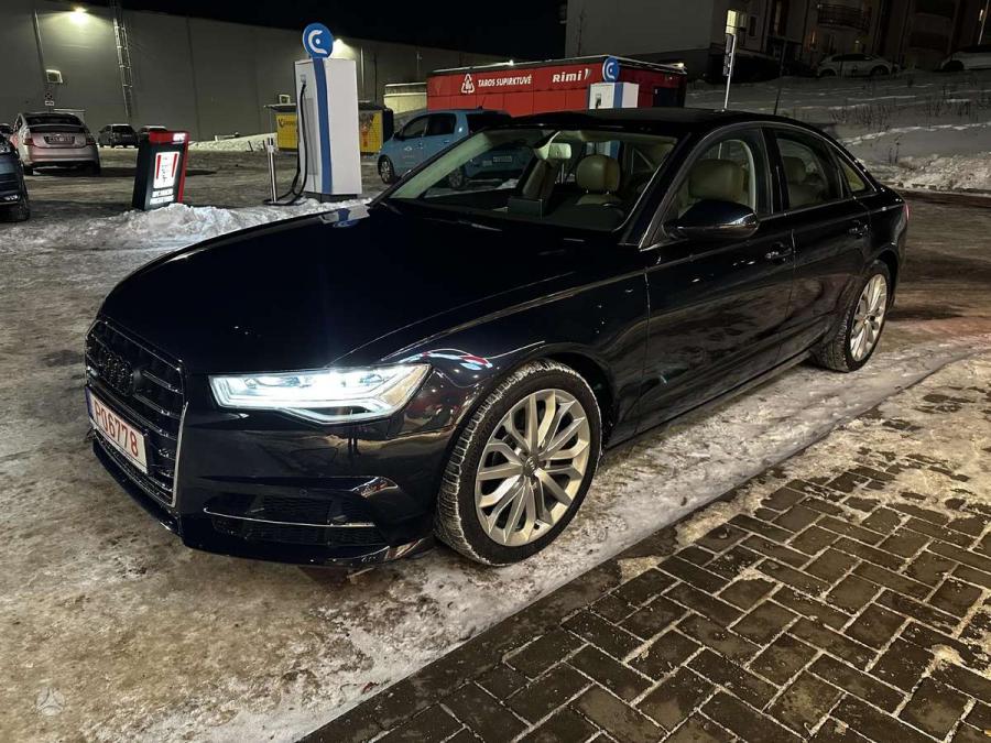 Zils Audi A6 2014 Viļņa, ar dzinēja tilpumu 2.97 L un nobraukumu 270 tūkst. km par 13999 €, foto 2 vietnē AUTOMOTO.COM.LV