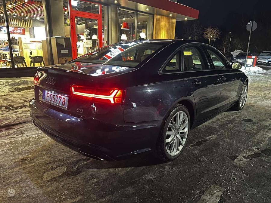 Zils Audi A6 2014 Viļņa, ar dzinēja tilpumu 2.97 L un nobraukumu 270 tūkst. km par 13999 €, foto 5 vietnē AUTOMOTO.COM.LV