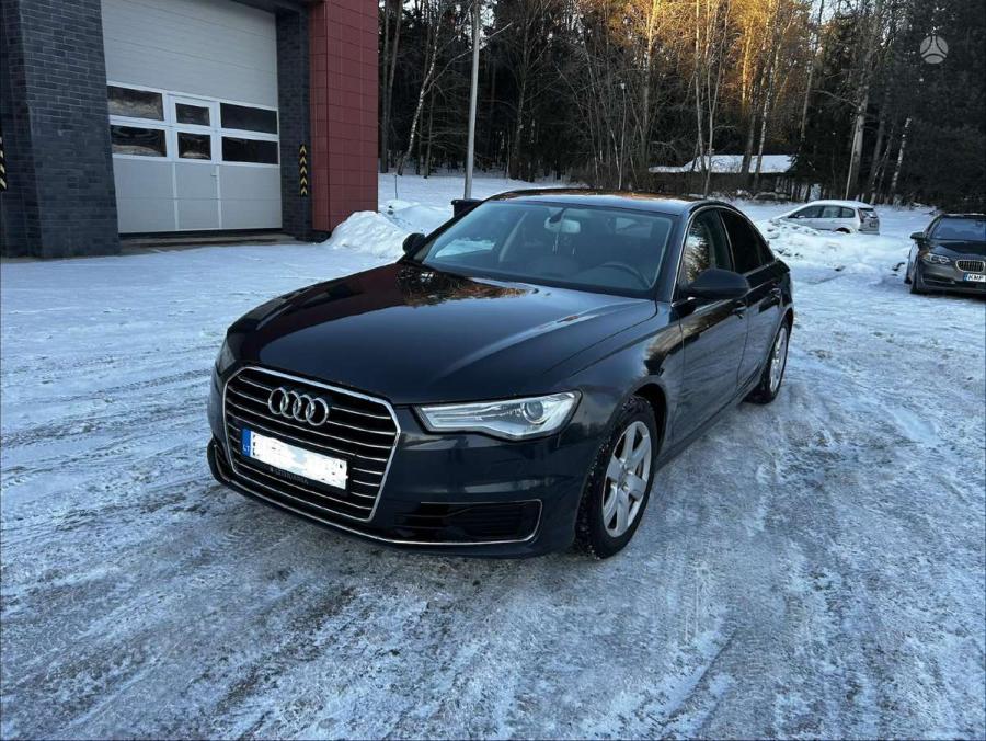 Blue Audi A6 2015 in Vilnius, with an engine capacity of 1.97 L and mileage of 207 thousand km for 10200 €, photo 1 on AUTOMOTO.COM.LV