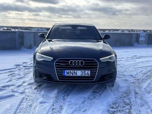 Blue Audi A6 2015 in Vilnius, with an engine capacity of 2.97 L and mileage of 210 thousand km for 11850 €, photo 3 on AUTOMOTO.COM.LV