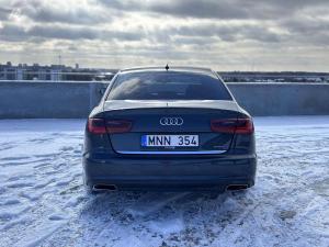 Blue Audi A6 2015 in Vilnius, with an engine capacity of 2.97 L and mileage of 210 thousand km for 11850 €, photo 8 on AUTOMOTO.COM.LV
