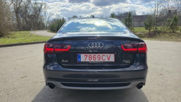 Zils Audi A6 2015 Tauragė, ar dzinēja tilpumu 3.00 L un nobraukumu 206 tūkst. km par 10600 €, foto 6 vietnē AUTOMOTO.COM.LV