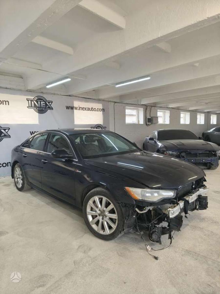Blue Audi A6 2015 in Panevezys, with an engine capacity of 3.00 L and mileage of 199 thousand km for 5900 €, photo 4 on AUTOMOTO.COM.LV