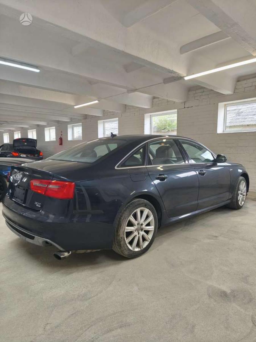 Blue Audi A6 2015 in Panevezys, with an engine capacity of 3.00 L and mileage of 199 thousand km for 5900 €, photo 7 on AUTOMOTO.COM.LV