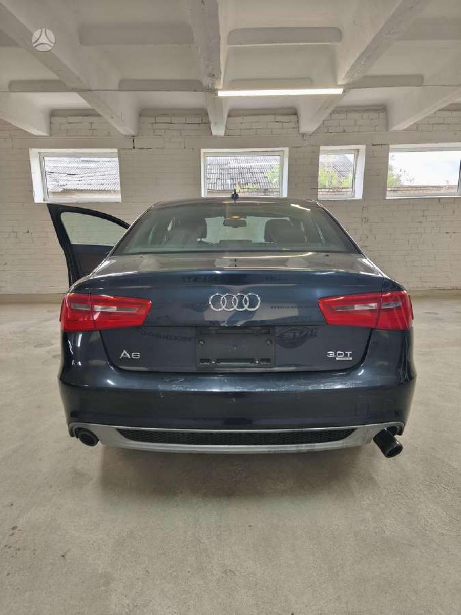Blue Audi A6 2015 in Panevezys, with an engine capacity of 3.00 L and mileage of 199 thousand km for 5900 €, photo 8 on AUTOMOTO.COM.LV