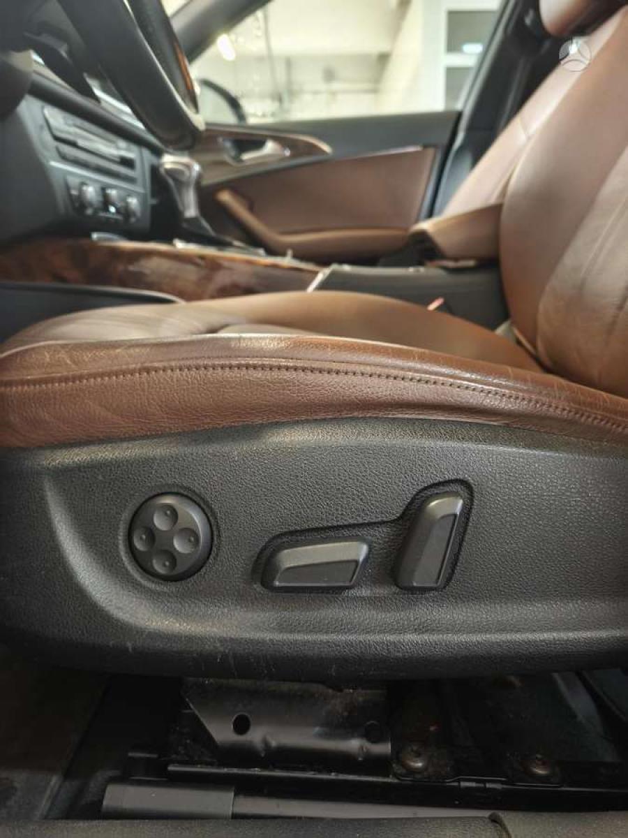 Blue Audi A6 2015 in Panevezys, with an engine capacity of 3.00 L and mileage of 199 thousand km for 5900 €, photo 13 on AUTOMOTO.COM.LV