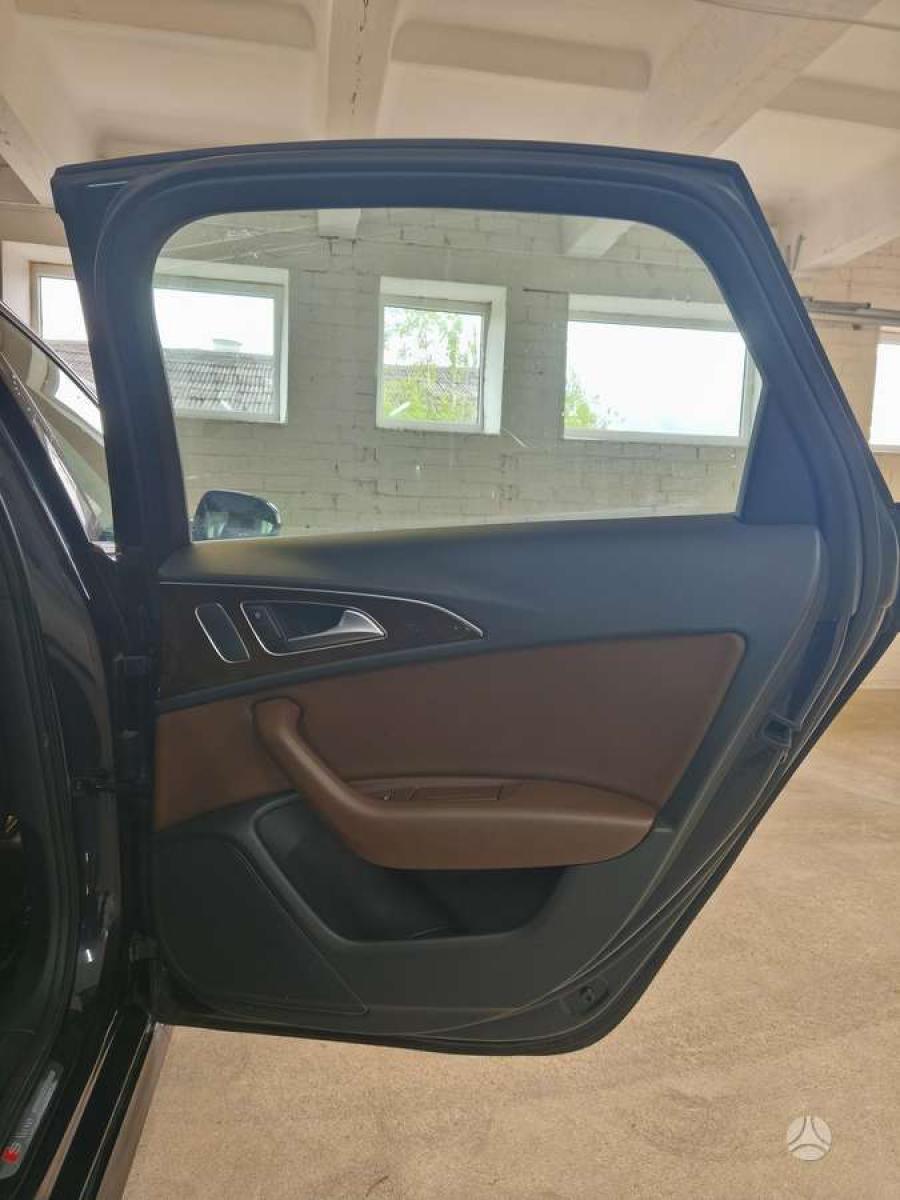 Blue Audi A6 2015 in Panevezys, with an engine capacity of 3.00 L and mileage of 199 thousand km for 5900 €, photo 19 on AUTOMOTO.COM.LV