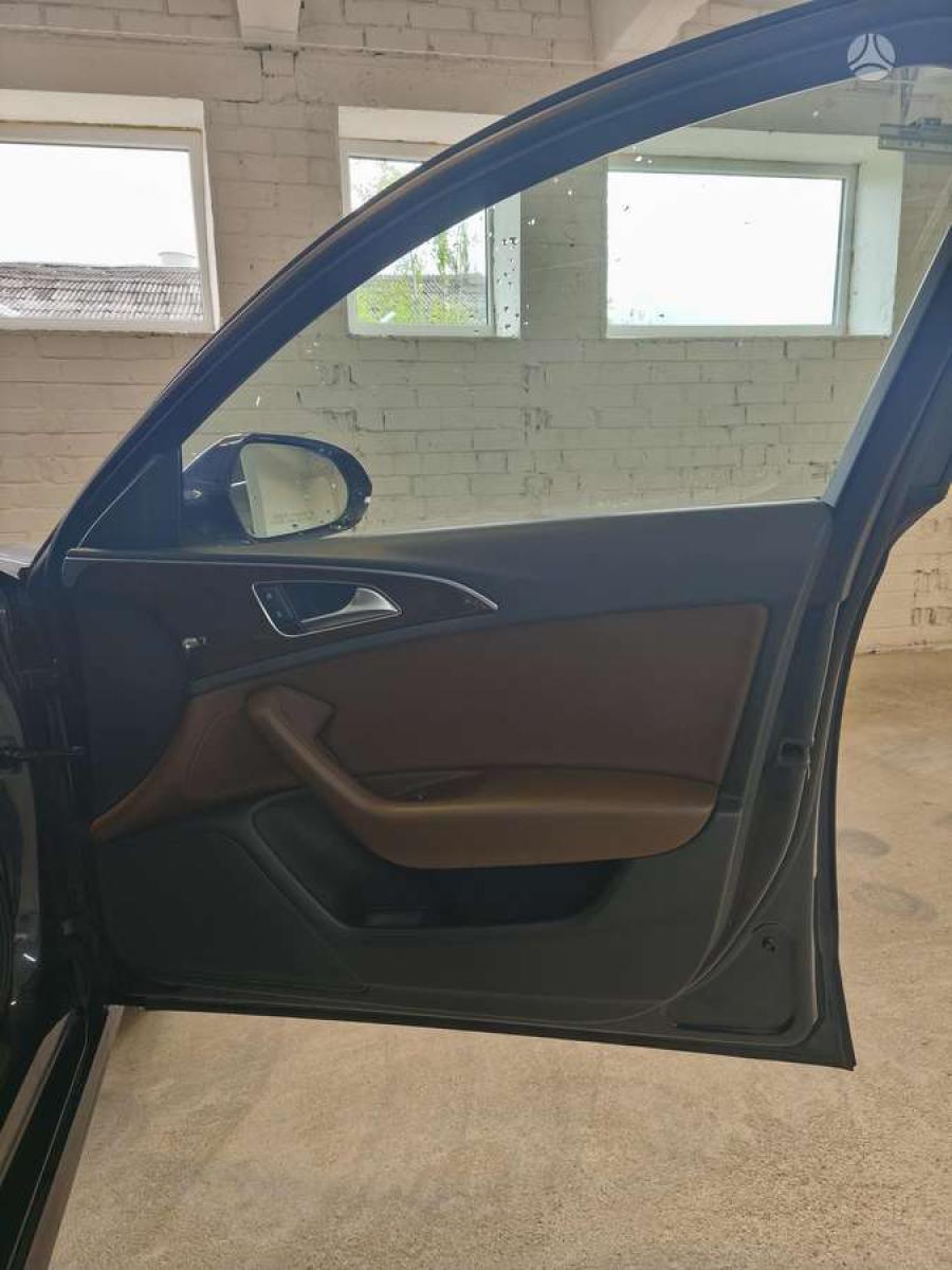 Blue Audi A6 2015 in Panevezys, with an engine capacity of 3.00 L and mileage of 199 thousand km for 5900 €, photo 21 on AUTOMOTO.COM.LV