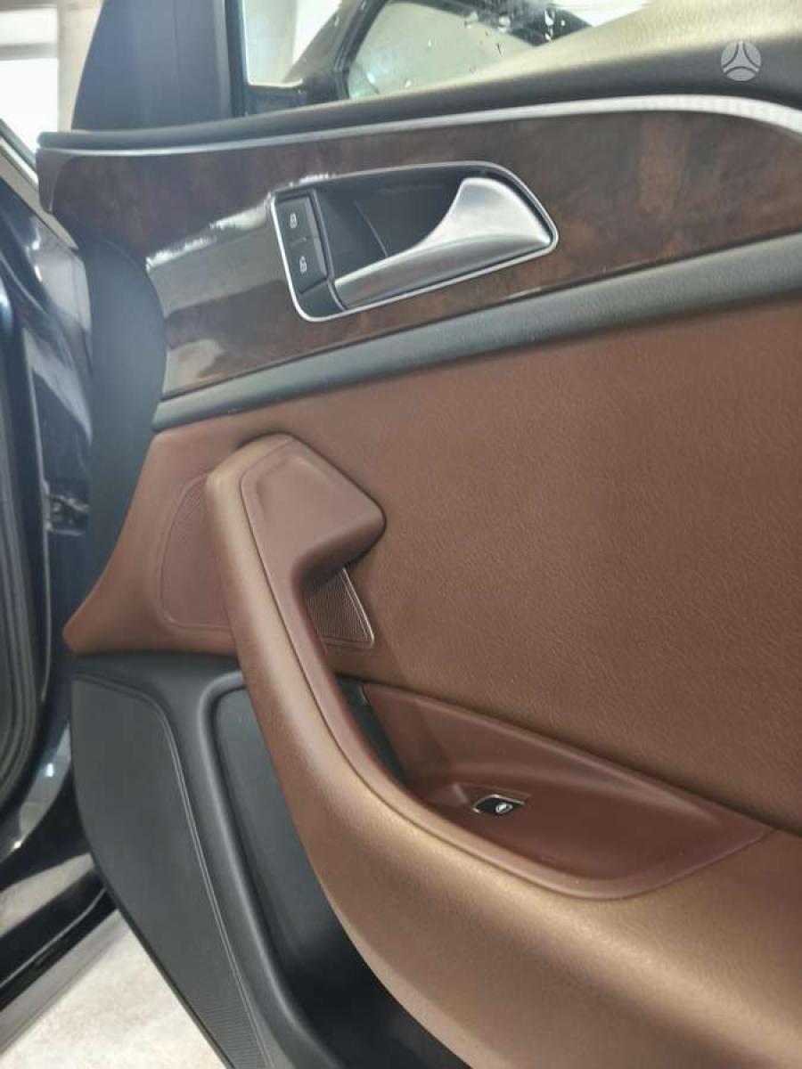 Blue Audi A6 2015 in Panevezys, with an engine capacity of 3.00 L and mileage of 199 thousand km for 5900 €, photo 22 on AUTOMOTO.COM.LV