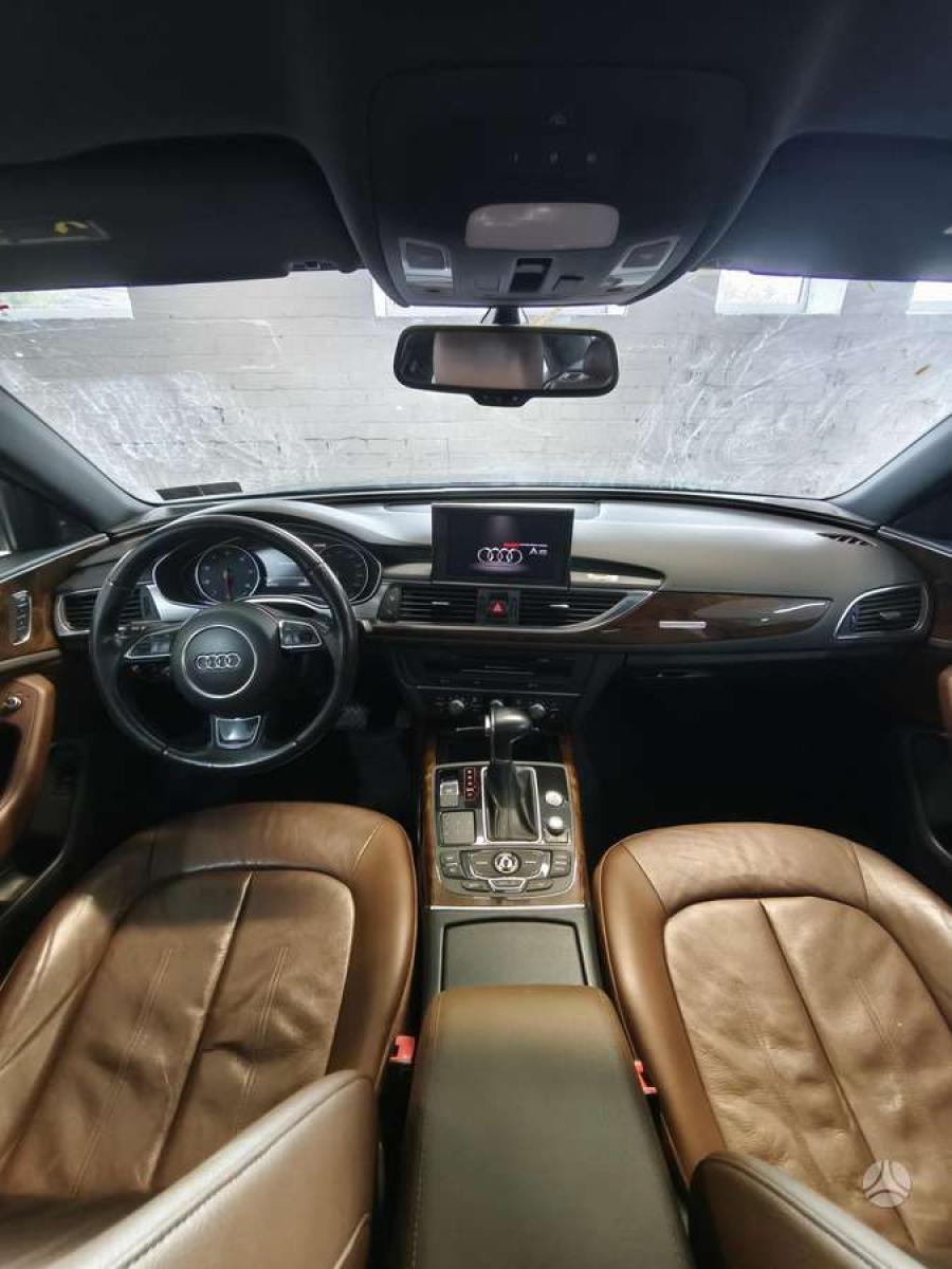 Blue Audi A6 2015 in Panevezys, with an engine capacity of 3.00 L and mileage of 199 thousand km for 5900 €, photo 25 on AUTOMOTO.COM.LV
