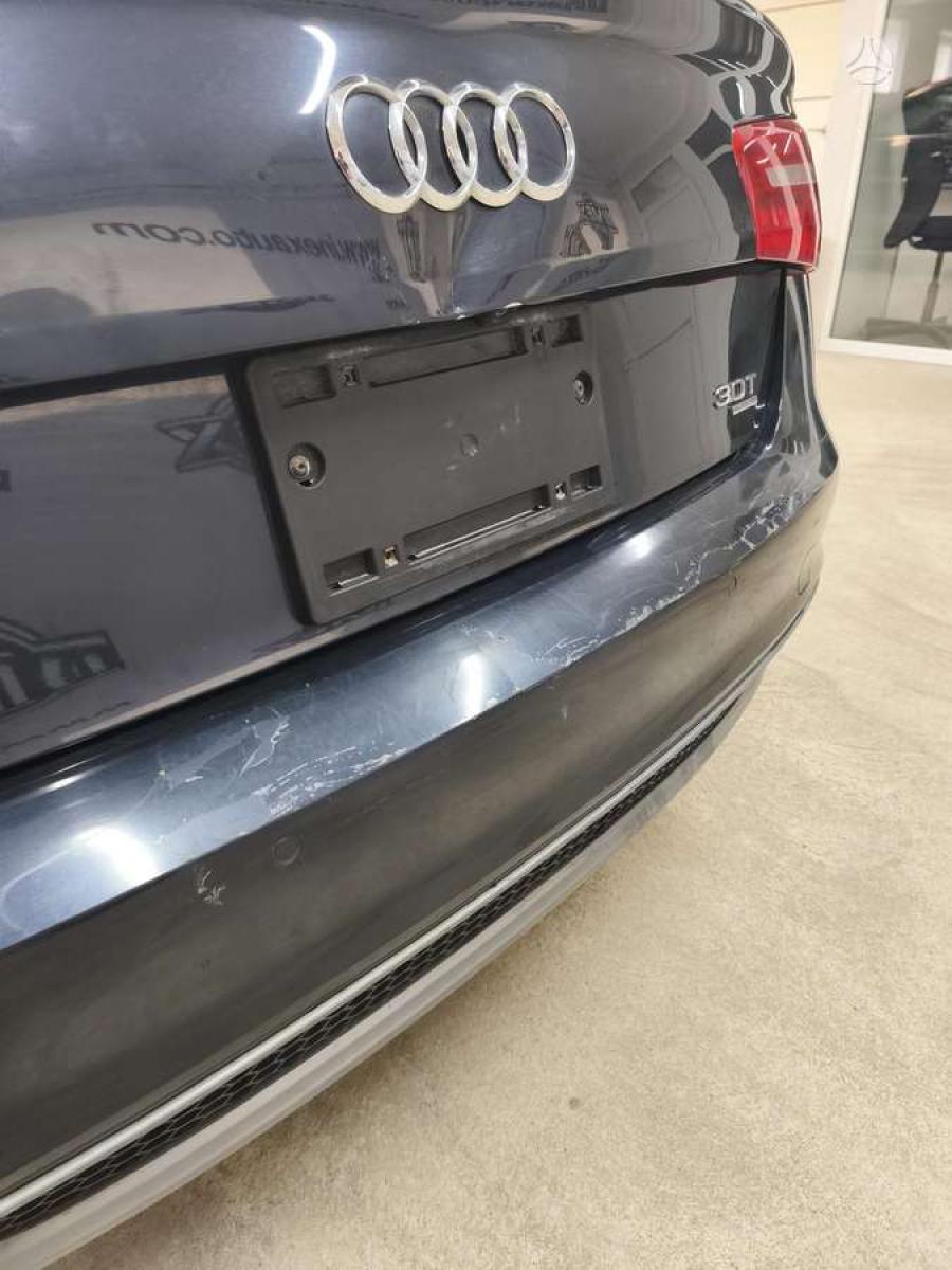 Blue Audi A6 2015 in Panevezys, with an engine capacity of 3.00 L and mileage of 199 thousand km for 5900 €, photo 32 on AUTOMOTO.COM.LV