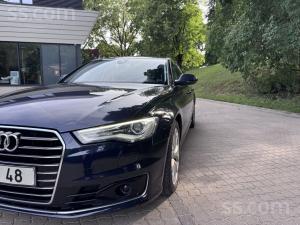 Zils Audi A6 2015 Rīga, ar dzinēja tilpumu 2.00 L un nobraukumu 239 tūkst. km par 11100 €, foto  vietnē AUTOMOTO.COM.LV