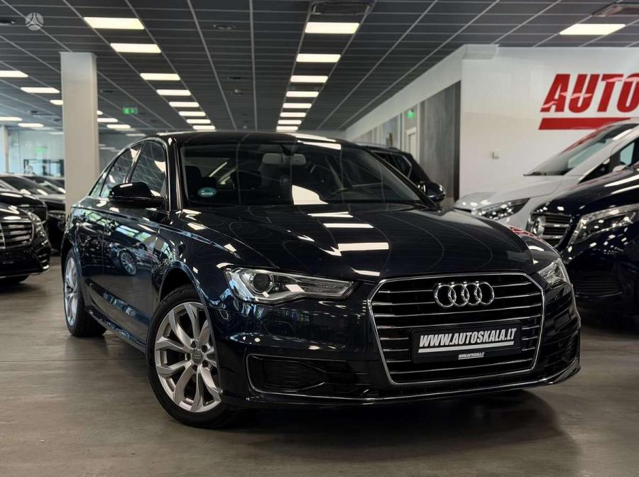 Blue Audi A6 2016 in Klaipeda, with an engine capacity of 1.97 L and mileage of 255 thousand km for 14950 €, photo 1 on AUTOMOTO.COM.LV