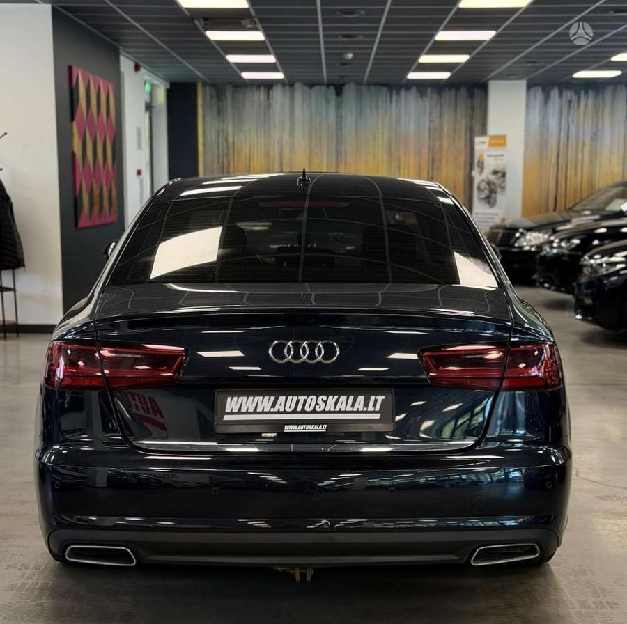 Blue Audi A6 2016 in Klaipeda, with an engine capacity of 1.97 L and mileage of 255 thousand km for 14950 €, photo 6 on AUTOMOTO.COM.LV