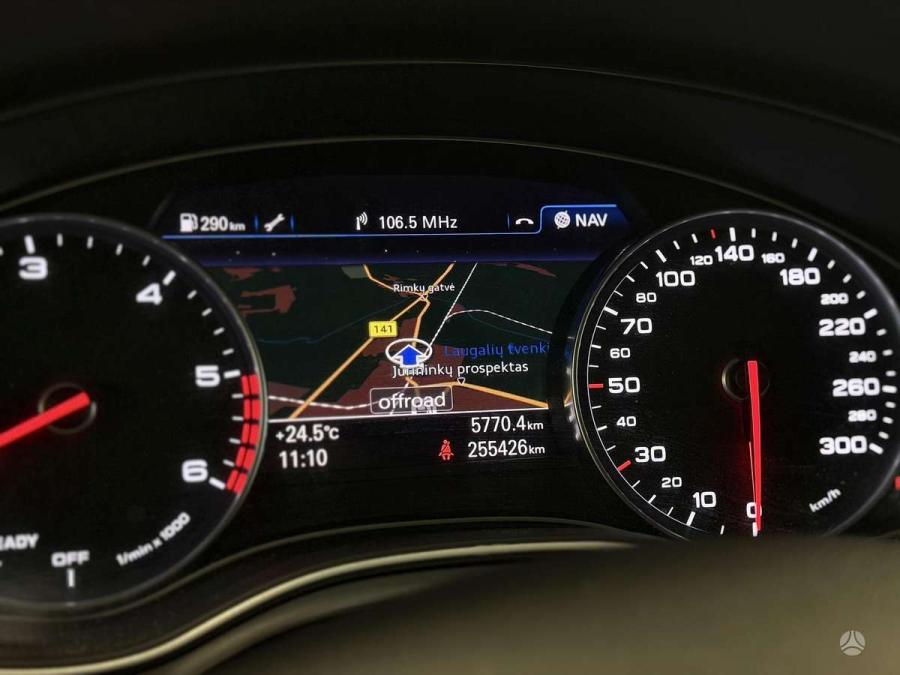 Blue Audi A6 2016 in Klaipeda, with an engine capacity of 1.97 L and mileage of 255 thousand km for 14950 €, photo 24 on AUTOMOTO.COM.LV