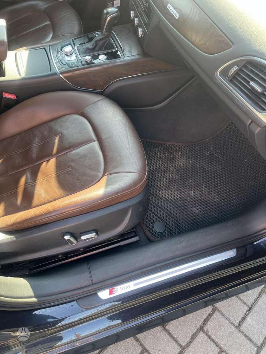 Blue Audi A6 2016 in Kaunas, with an engine capacity of 1.98 L and mileage of 159 thousand km for 14450 €, photo 6 on AUTOMOTO.COM.LV