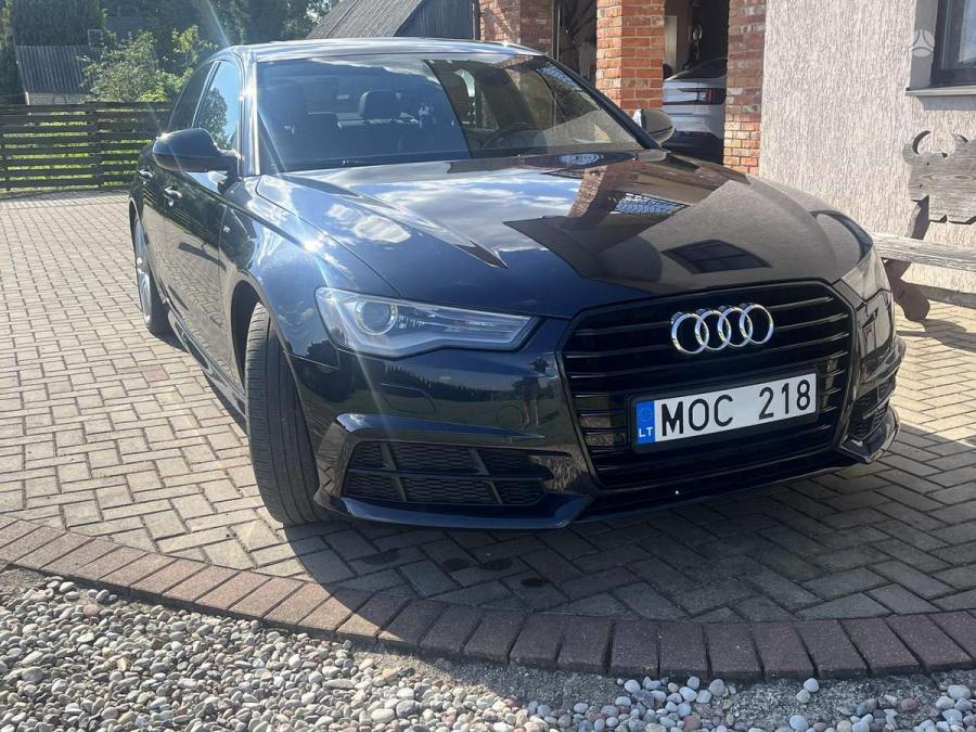 Blue Audi A6 2016 in Kaunas, with an engine capacity of 1.98 L and mileage of 159 thousand km for 14450 €, photo 8 on AUTOMOTO.COM.LV