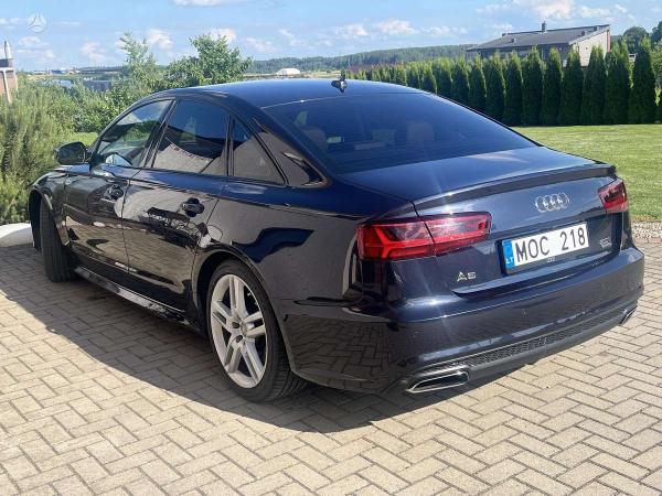 Blue Audi A6 2016 in Kaunas, with an engine capacity of 1.98 L and mileage of 159 thousand km for 14450 €, photo 8 on AUTOMOTO.COM.LV