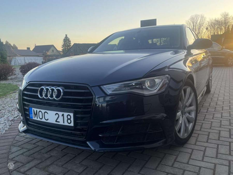 Blue Audi A6 2016 in Kaunas, with an engine capacity of 1.98 L and mileage of 159 thousand km for 14450 €, photo 10 on AUTOMOTO.COM.LV