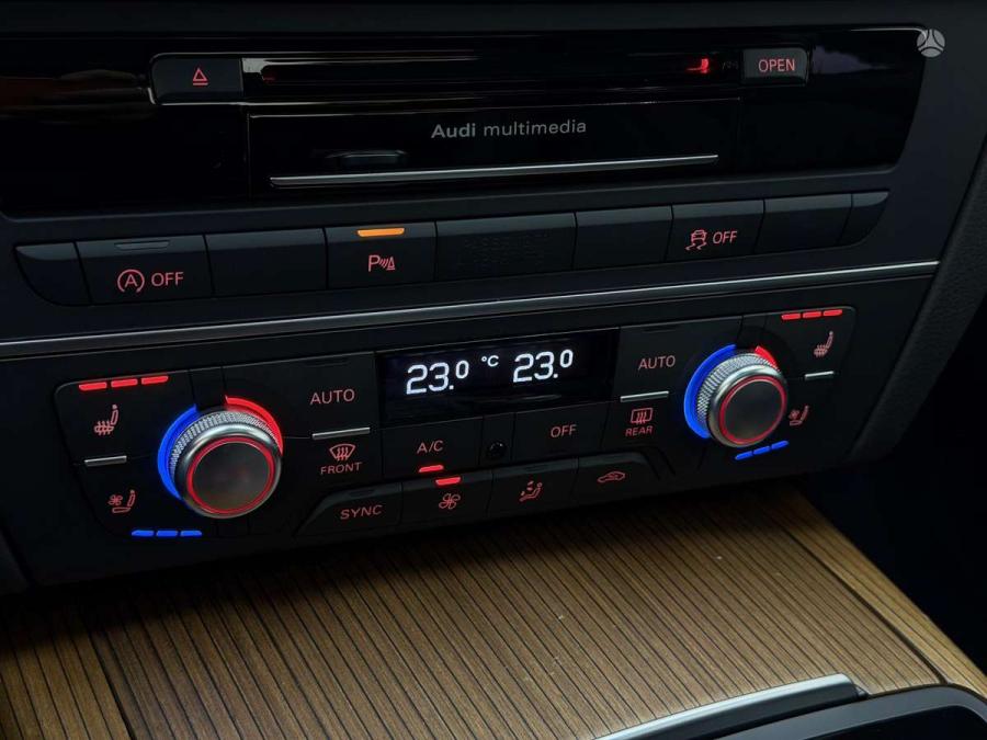 Синий Ауди А6 2016 в Вильнюс, объемом двигателя 2.97 л и пробегом 143 тыс. км за 14999 €, фото 27 на AUTOMOTO.COM.LV