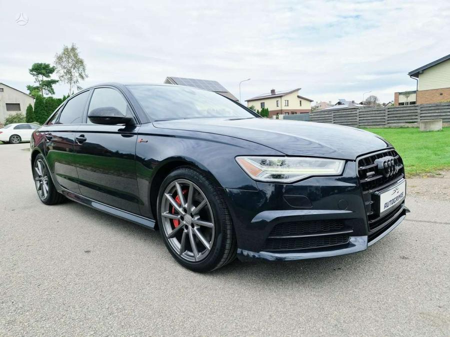 Blue Audi A6 2017 in Siauliai, with an engine capacity of 3.00 L and mileage of 119 thousand km for 15900 €, photo 1 on AUTOMOTO.COM.LV